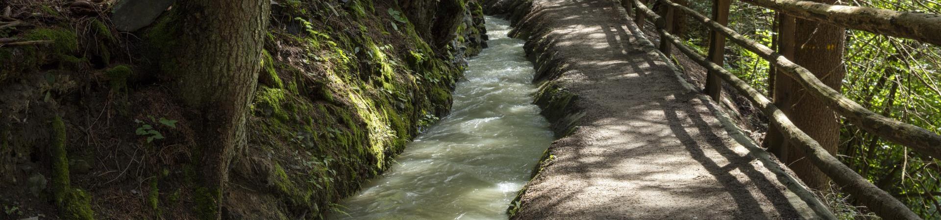 Irrigation Channel Paths in Castelbello-Ciardes - Italy